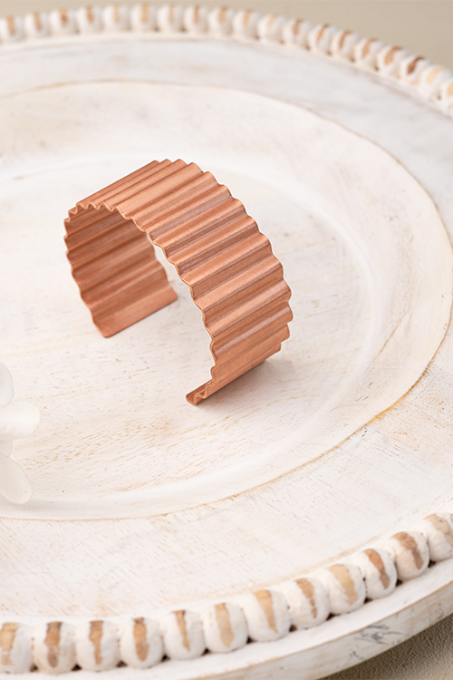 Studio Coppre Corrugate Copper Cuff – Okhaistore