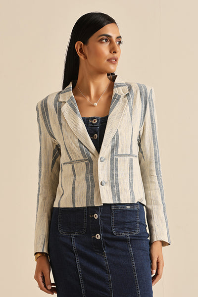 Okhai 'Pride' Pure Cotton Handwoven Blazer – Okhaistore