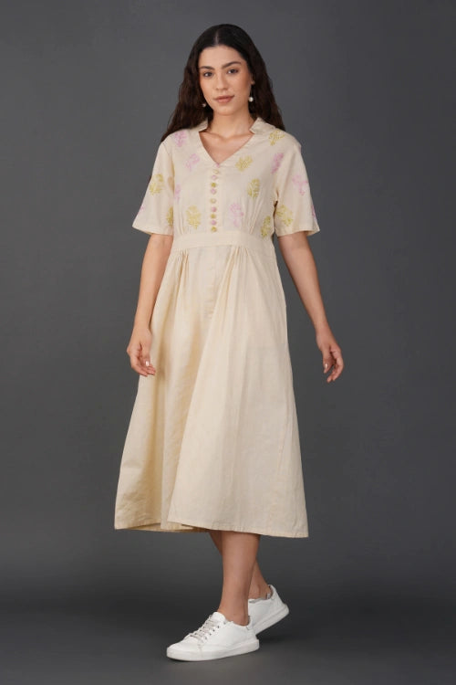 Phae Kyra Cream Dress – Okhaistore