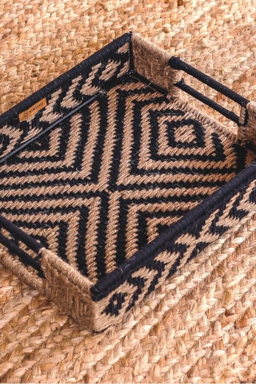 Sirohi Koyal Natural Jute Tray – Okhaistore
