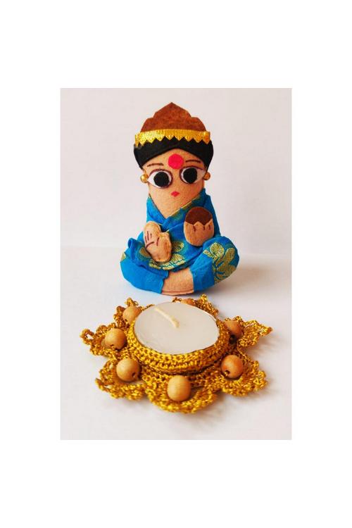 "Svatanya" Handcrafted Eco-Friendly Mini Laxmi Figurine – Okhaistore